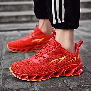 breathable mesh running shoes men running sport shoes men mesh running ...