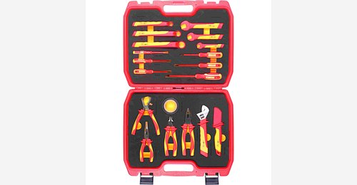 19PCS VDE insulated high voltage hand tool set