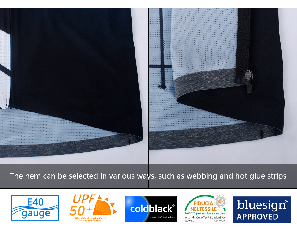 Summer top quality breathable anti-UV Dry-quick bike jersey four-way ...