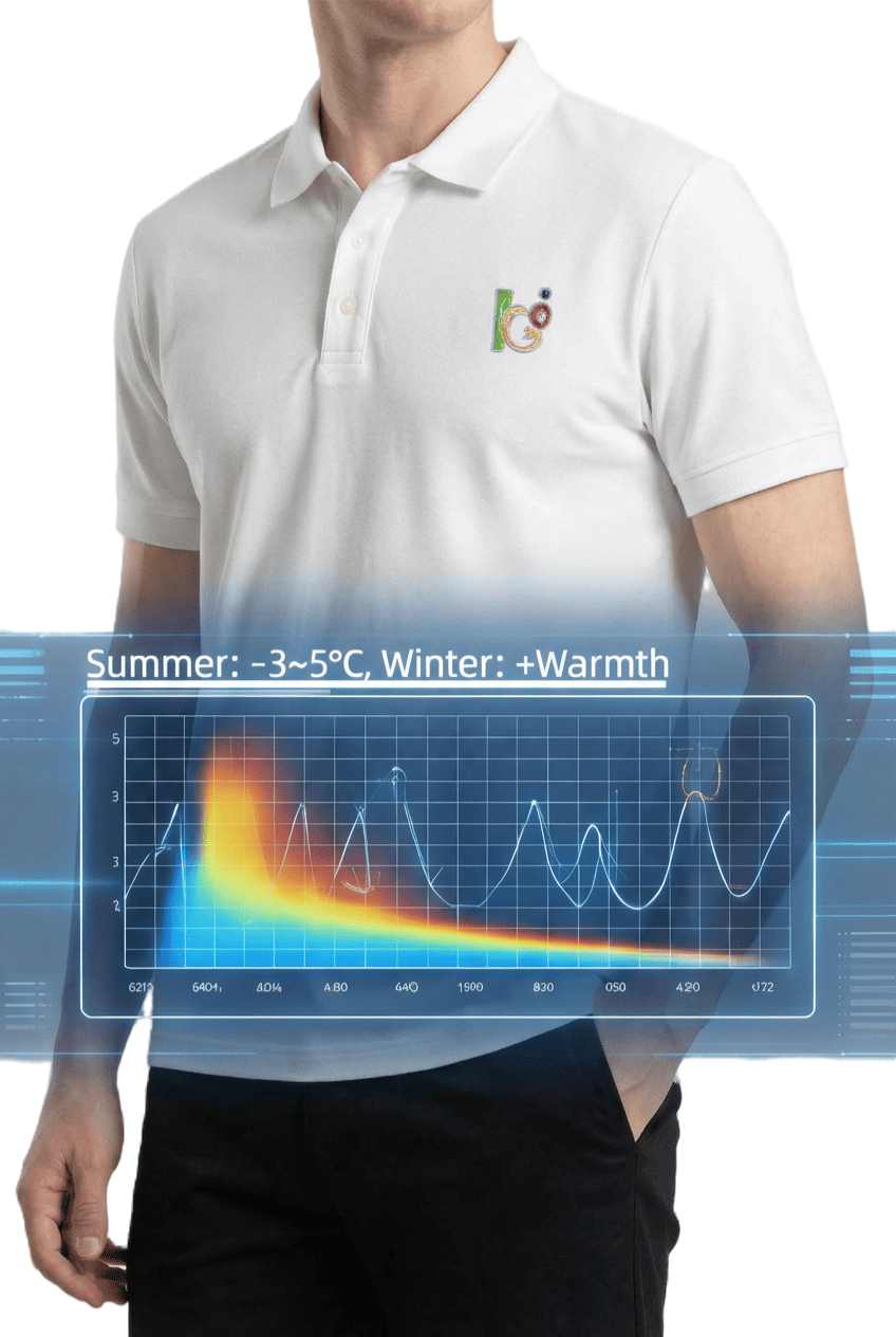 IGO Textile Seaqual Recycled Apparel: Temperature Clothing with Cutting ...