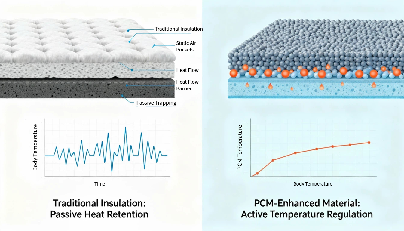 Smart textiles - Phase Change Material