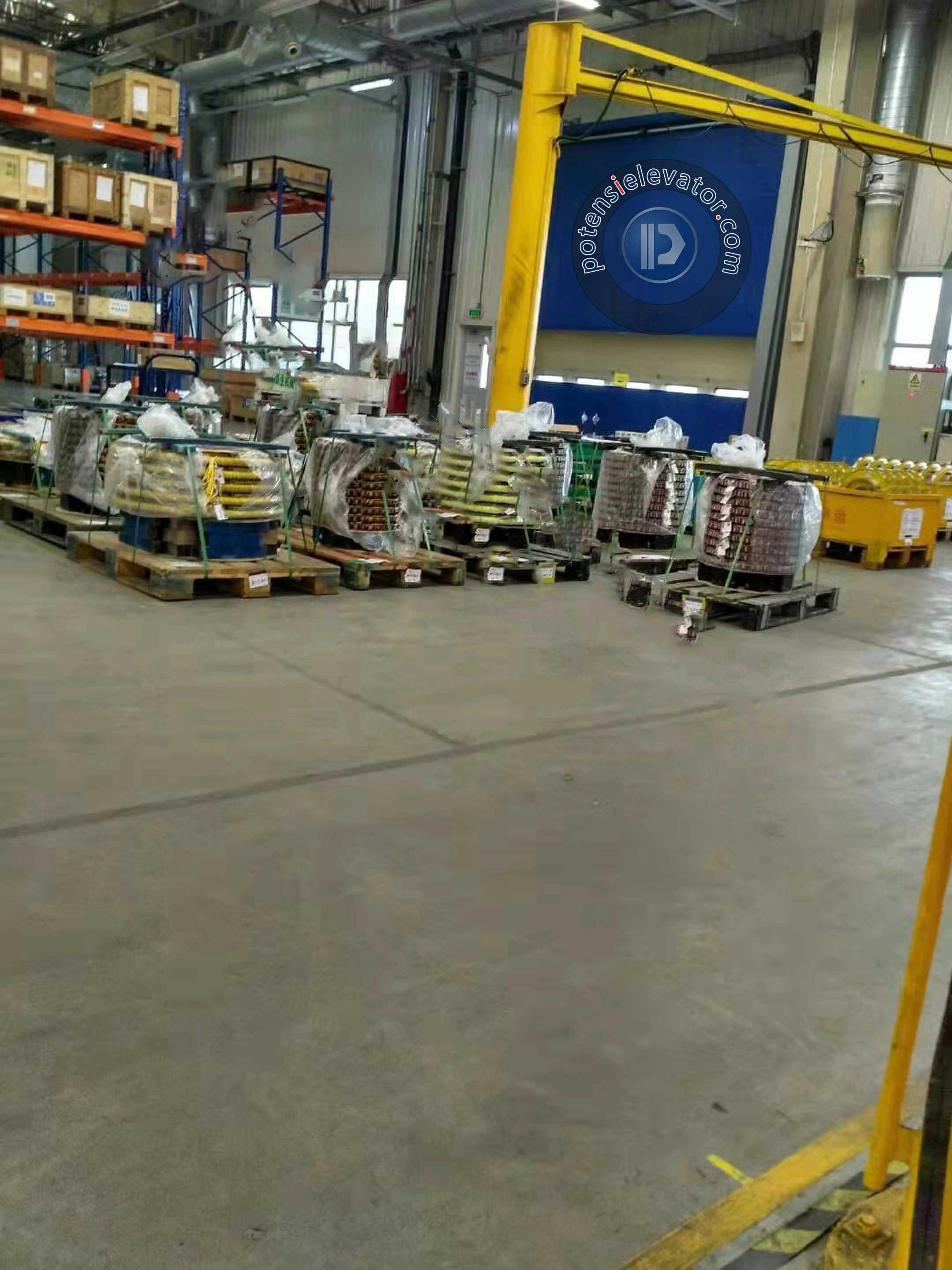 Kone Elevator Motor Gearless Traction Machine MX40丨Potensi Elevator