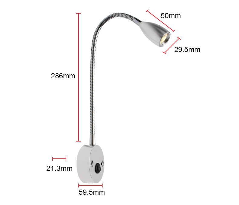 Marine & RV Reading Light with USB Charger | Touch Dim, 3-Color LED, PD 20W