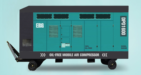 Oil-free Diesel Driven Mobile Compressor - ERG Compressors