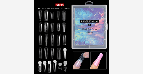 120pcs , dual form nail , dual nail form system - Asia Nail Beauty ...