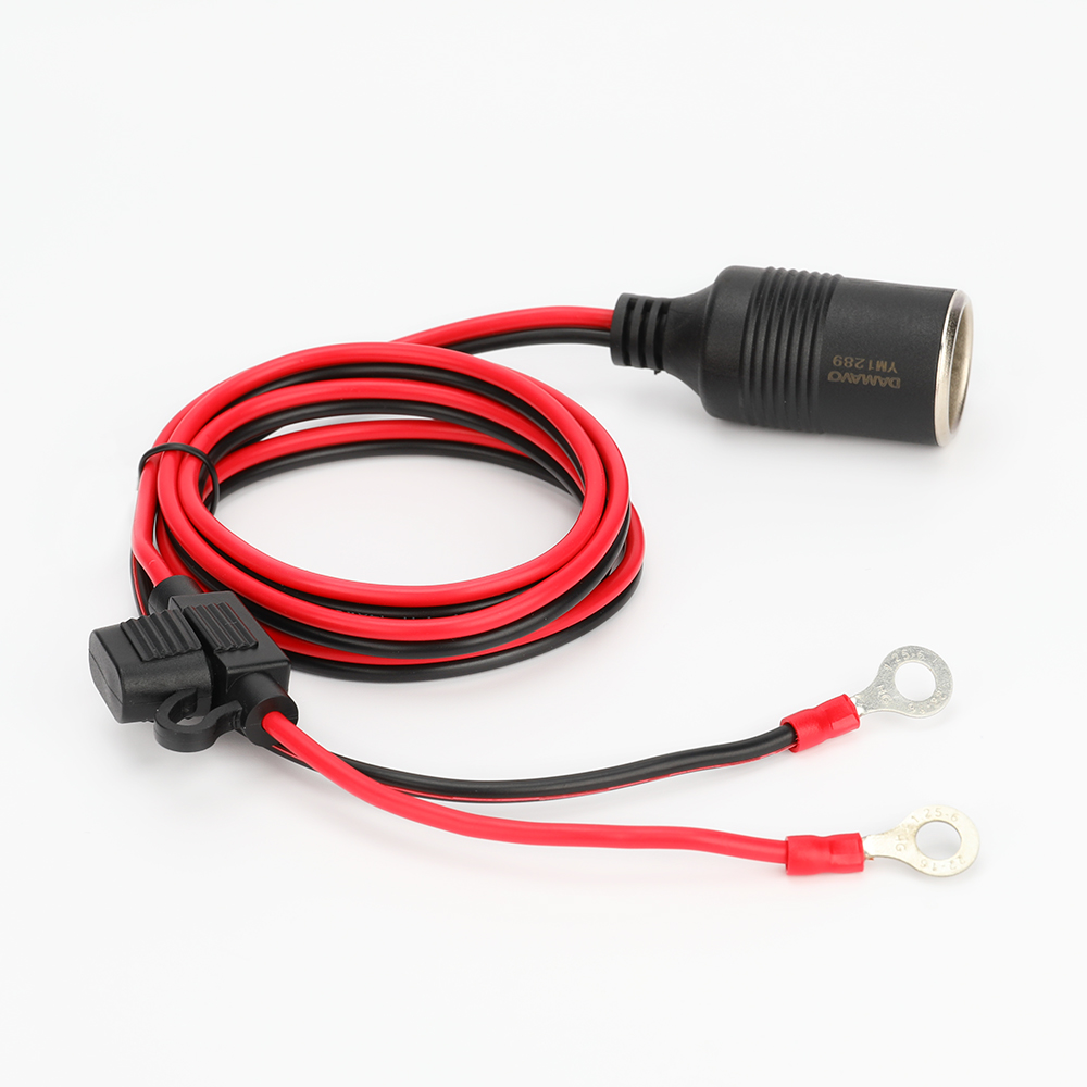 Battery powered extension cord with inline fuse Car charger extension ...