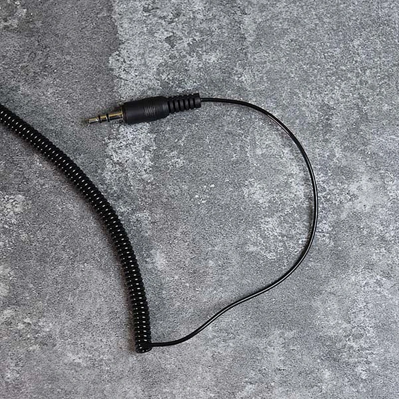 Coiled 3.5 mm audio cable curly Manufacturer | DAMAVO