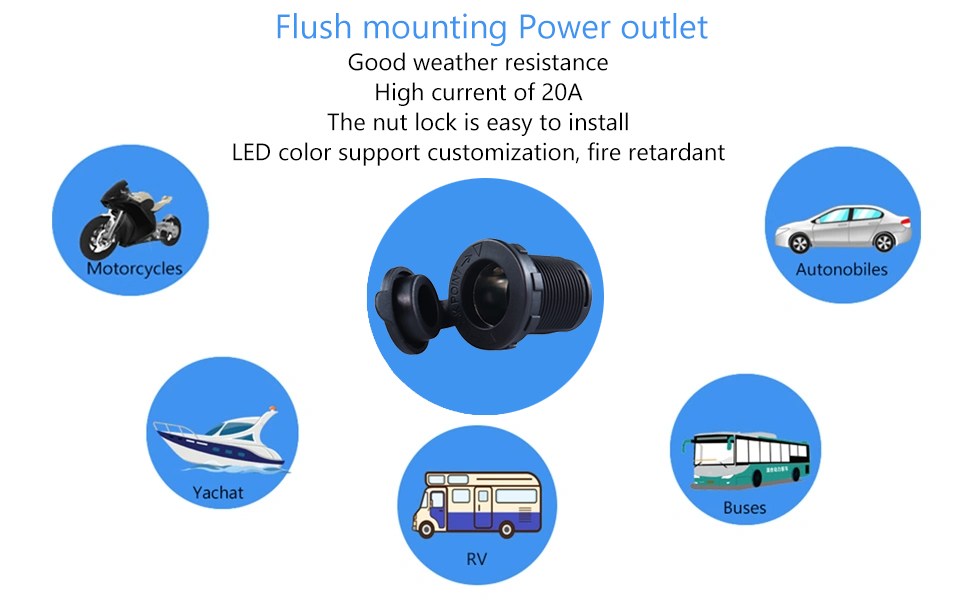 Car power socket cigarette lighter for carpower car adapter ...