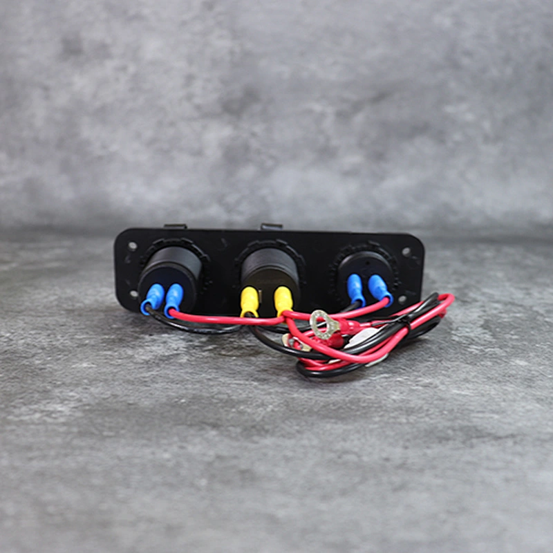 RV USB port DC socket 12 digital voltmeter Manufacturer | DAMAVO