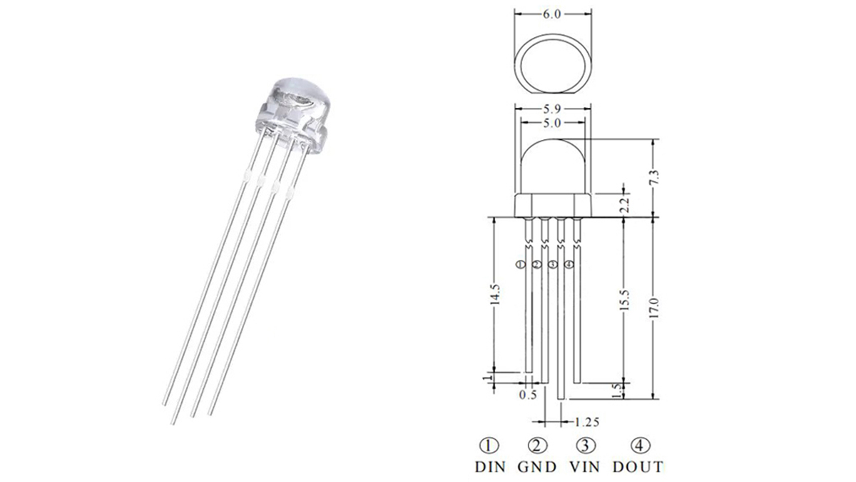 5mm rgb led