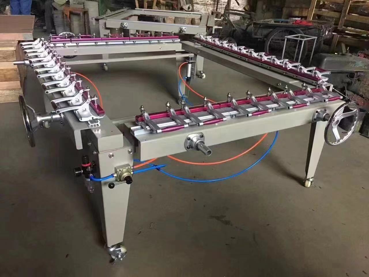 Pneumatic Stretch Mesh Silk Manual Screen Stretch Machine