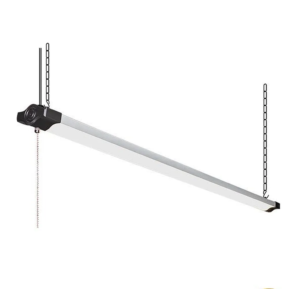 Worbest 46inch 5CCT Black LED Shop Light Hanging Light,Rectangle LED ...