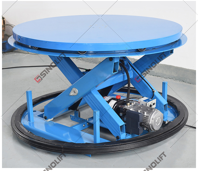 SPP Electric Rotating Lift Table Scissor Lift from China Manufacturer ...