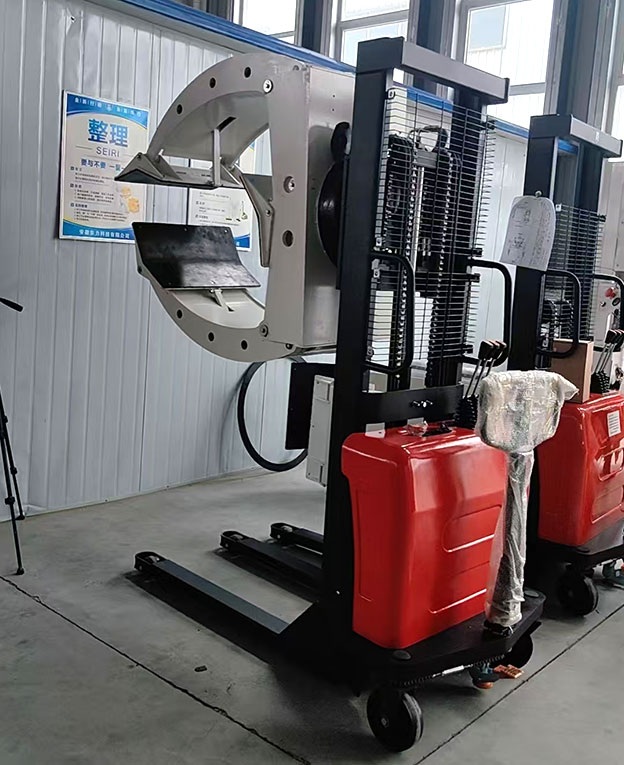 Sinolift Launches Semi-Electric Lift Roll Transporter Clamp Roll Lifter ...