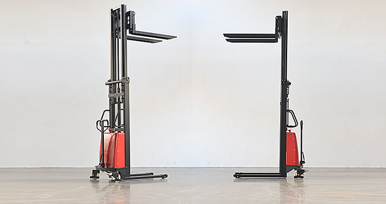 What the difference between narrow leg pallet stacker and wide leg with ...