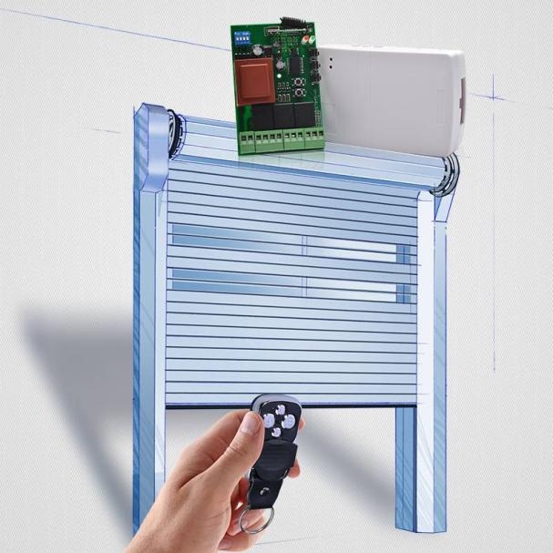 Tubular motor rolling shutter controller