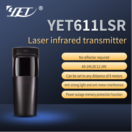 Reflective laser photocell sensor