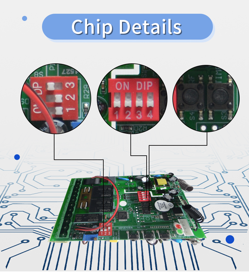 Rolling shutter door Controller RF version-V5.0