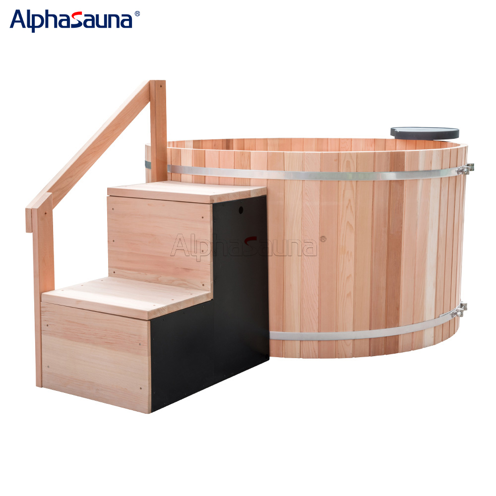 Round Wooden Hot Tub , Hot Tub , Wooden Hot Tub - Huizhou Alpha Sauna ...