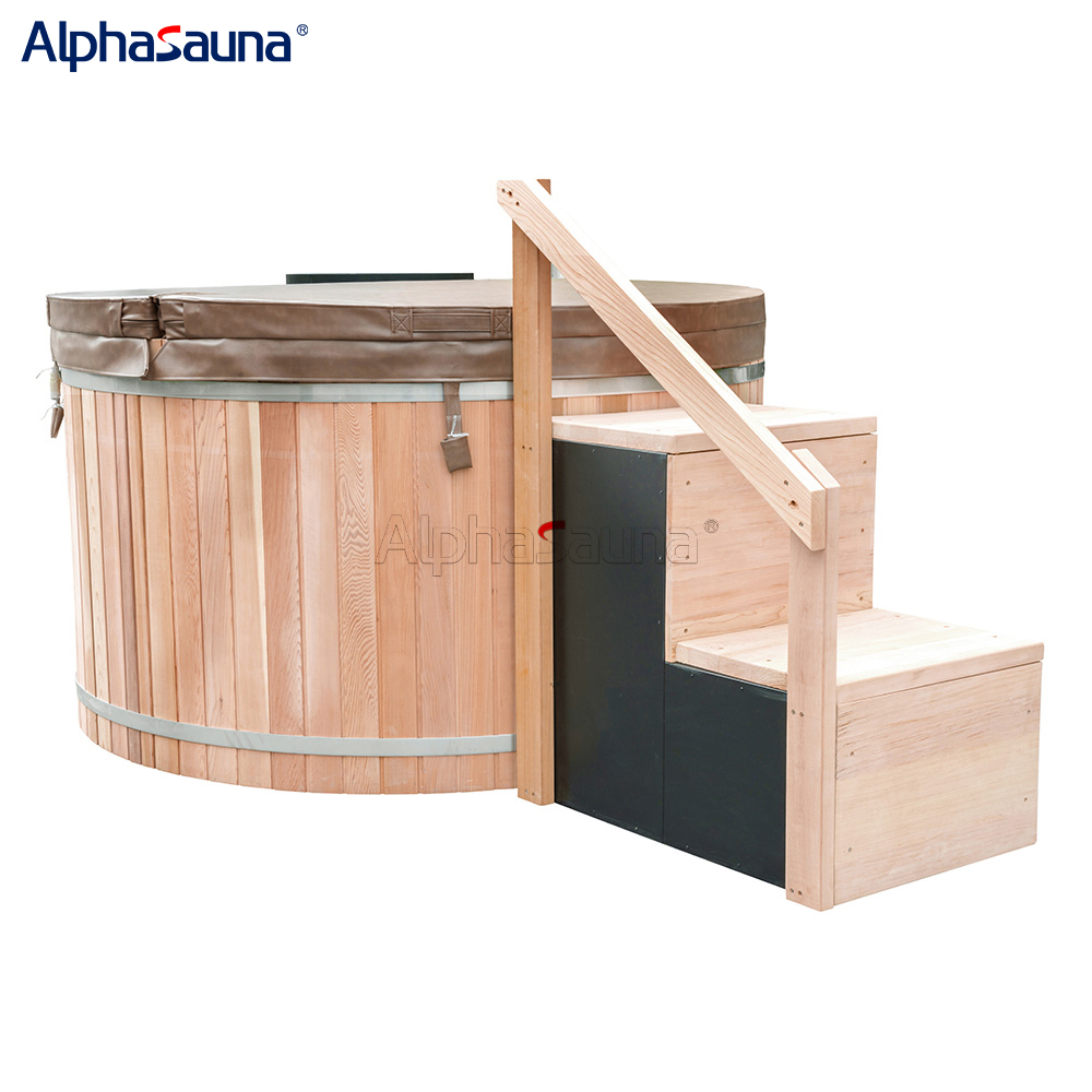 Round Wooden Hot Tub , Hot Tub , Wooden Hot Tub - Huizhou Alpha Sauna ...