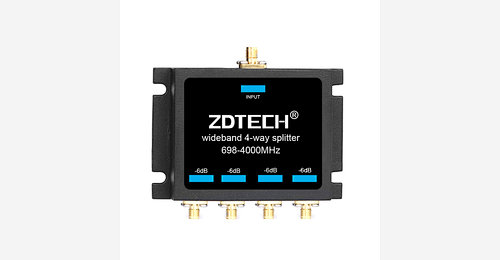 SHENZHEN ZD TECH CO., LTD Power Splitter 4 Way Microwave 698-4000MHz ...