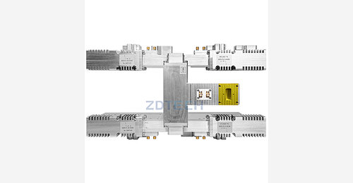 High Isolation 9-9.5GHz Waveguide combiner with 16 Input Ports for ...