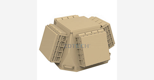 Four-sided 8km Solid-State Pulse Doppler Radar Search and Warning Radar ...