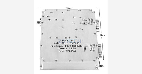 C Band 6-8GHz Generator with ASK BPSK Modulation | ZDTECH