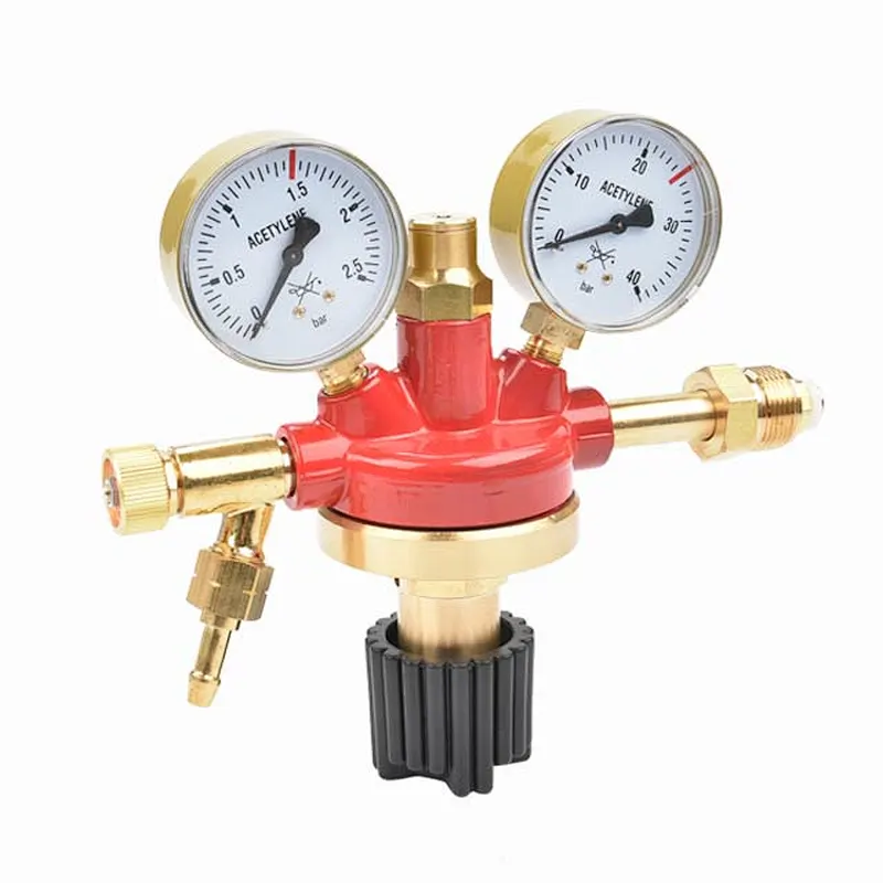 Brass Body GLOOR Type Acetylene Gas Regulator 200Bar-KIMPIN