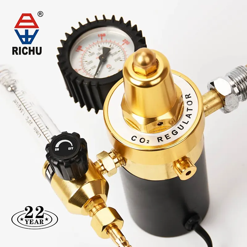 Economic Industrial CO2 Shielding Regulator 220V With Flow meter and ...