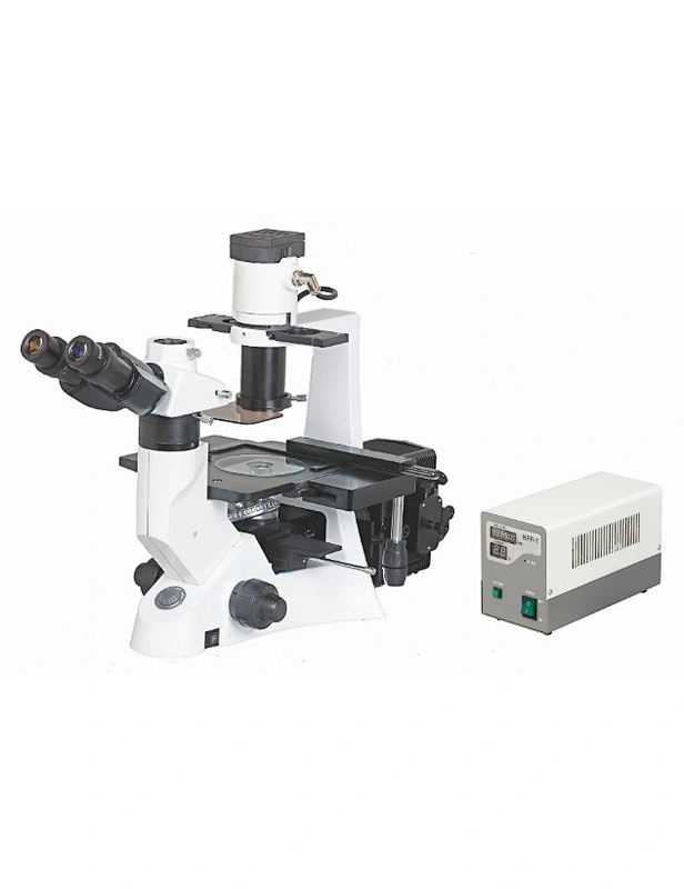 Laboratory Inverted Fluorescent Biological Microscope