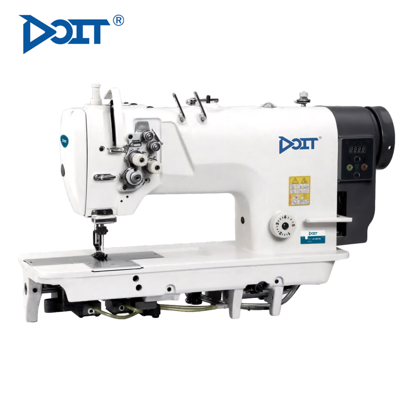 Direct drive double needle stitch sewing machine brother type two ...
