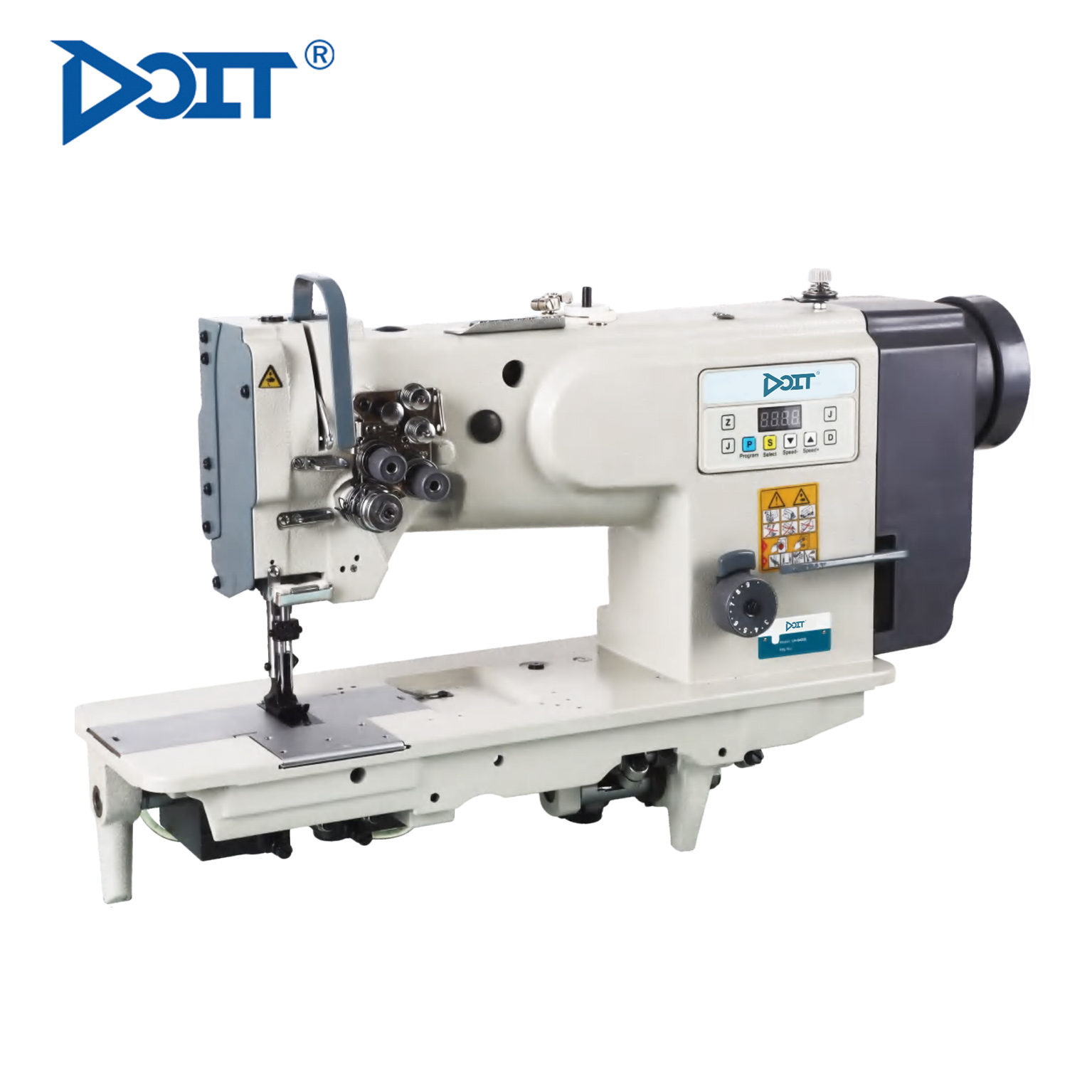 Direct drive double needle compound feed heavy duty sewing machine ...