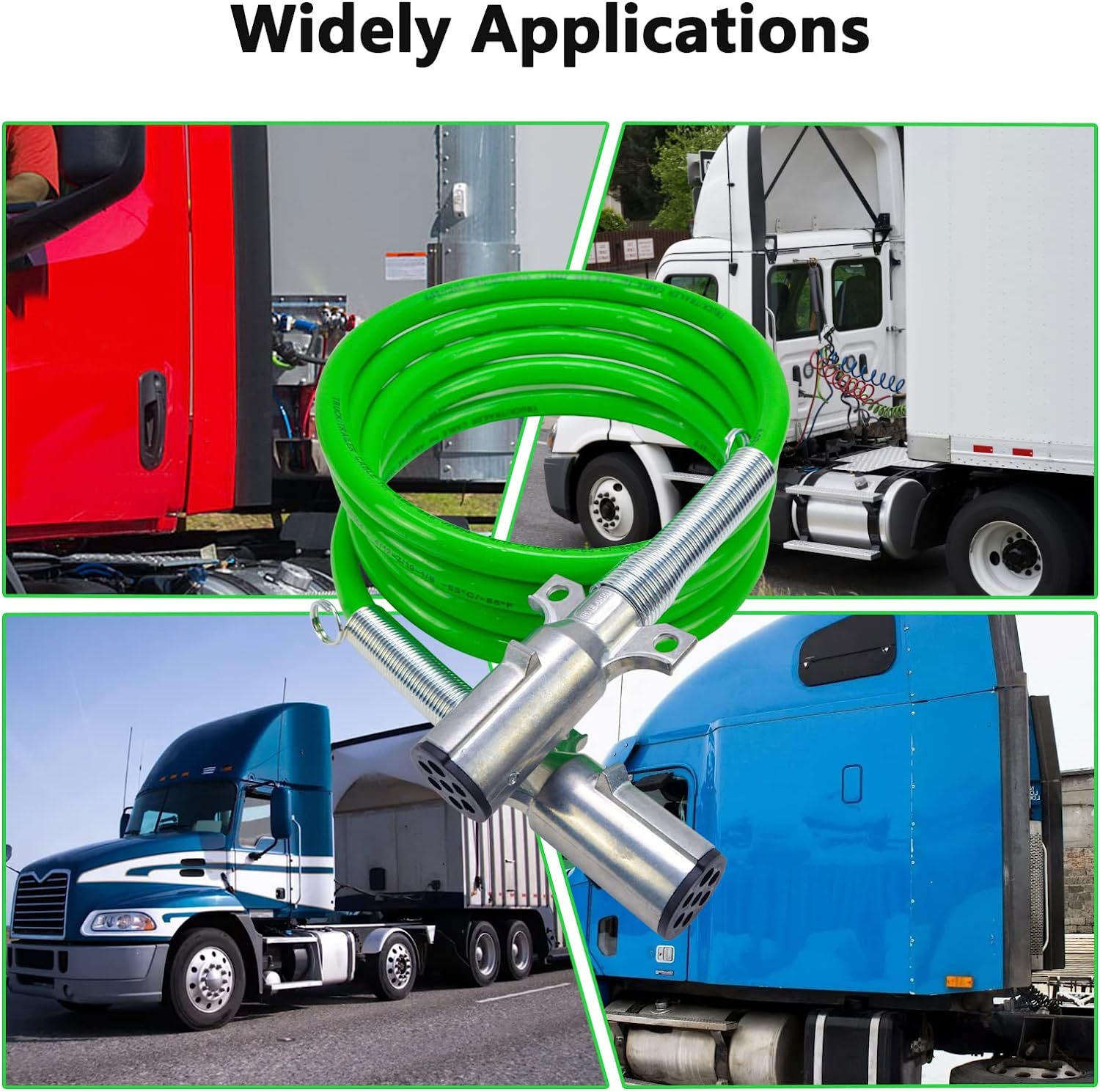 7 Way ABS Straight Trailer Cable , 7 Way ABS Straight Trailer Cord , 7 ...