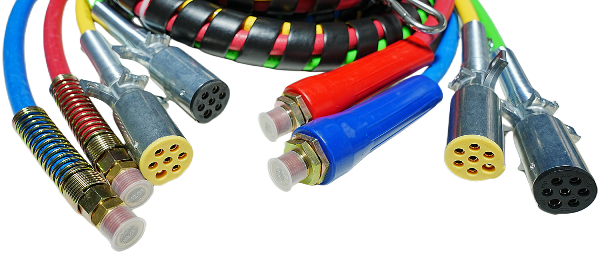 4 in 1 Trailer Air Electric Line Set , 4 in 1 abs air power line , 4 in ...