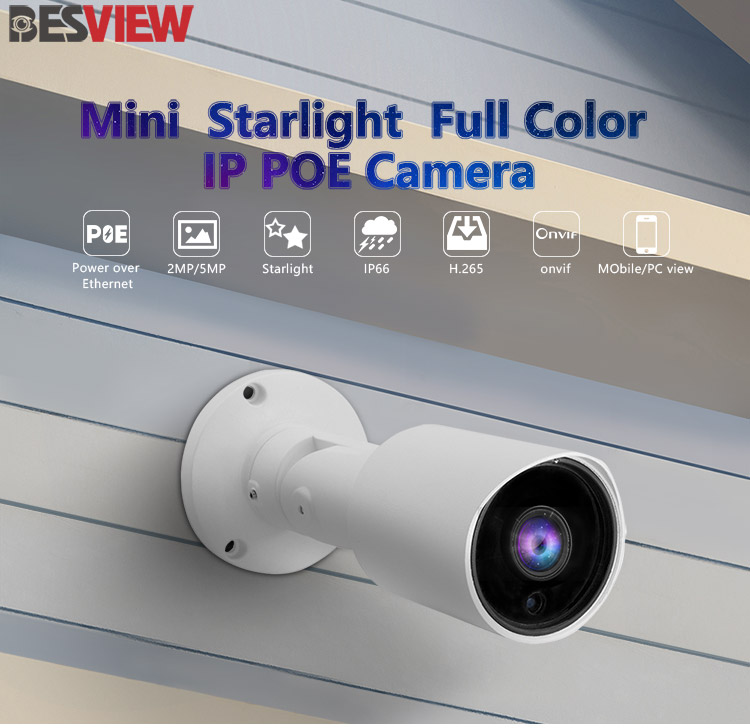 24h Full Color Smart IP POE Camera Besview