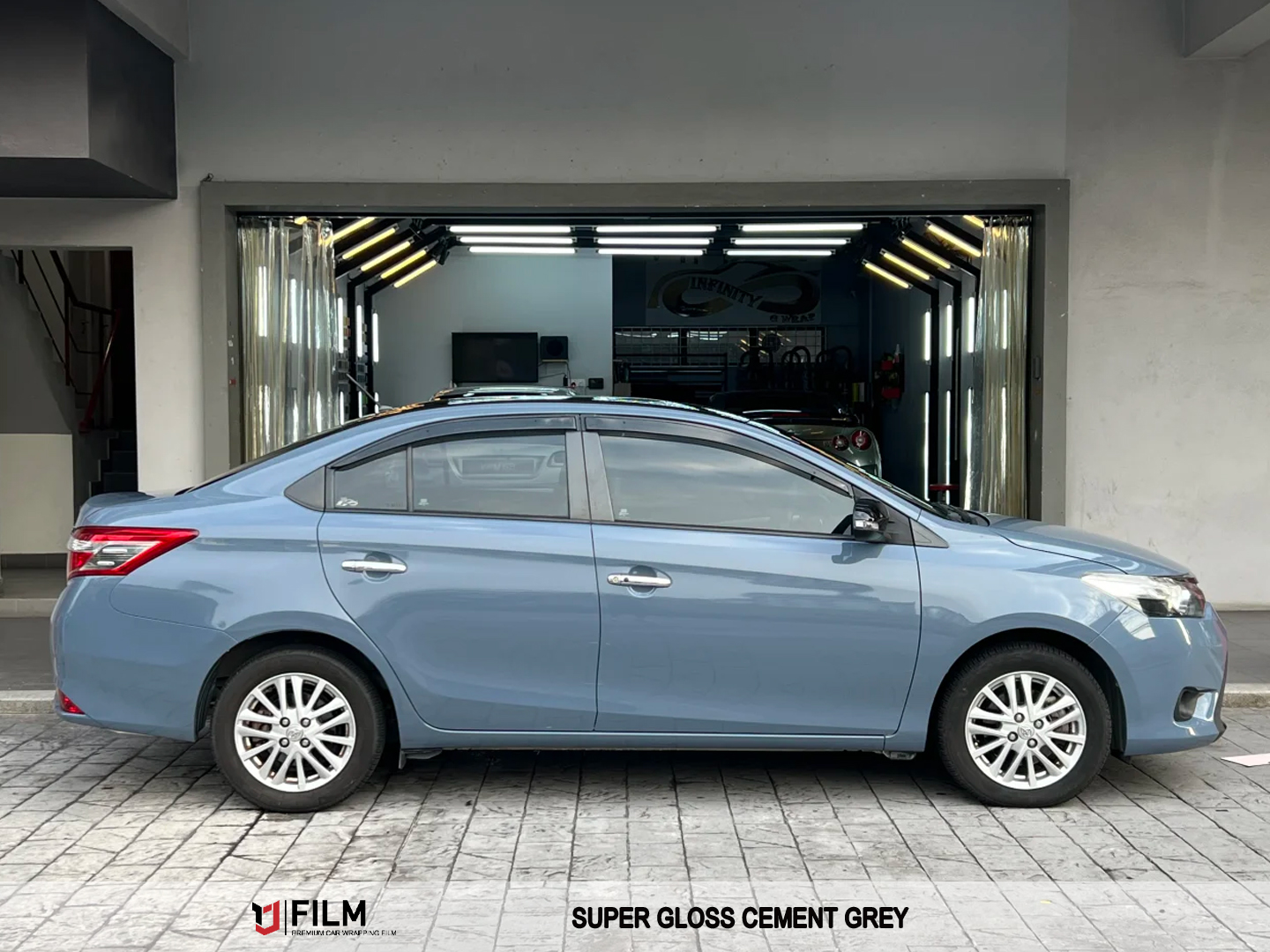 All You Need to Know About Super Gloss Cement Grey Car Film - YAJIU Film