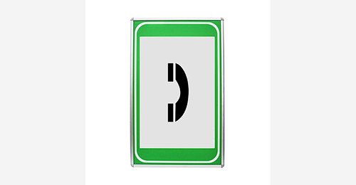 LED Tunnel Indicator Sign Emergency Call