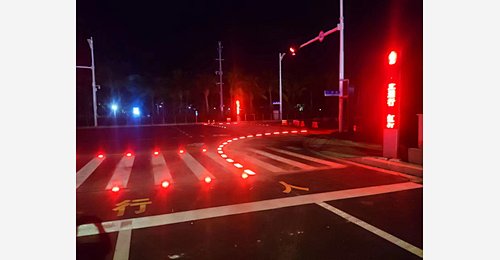 Ellumin Intelligent Pedestrian Crossing System Project In HaiKou, China