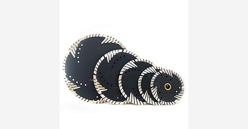 granite cutting blade triangle protective turbo blade for granite