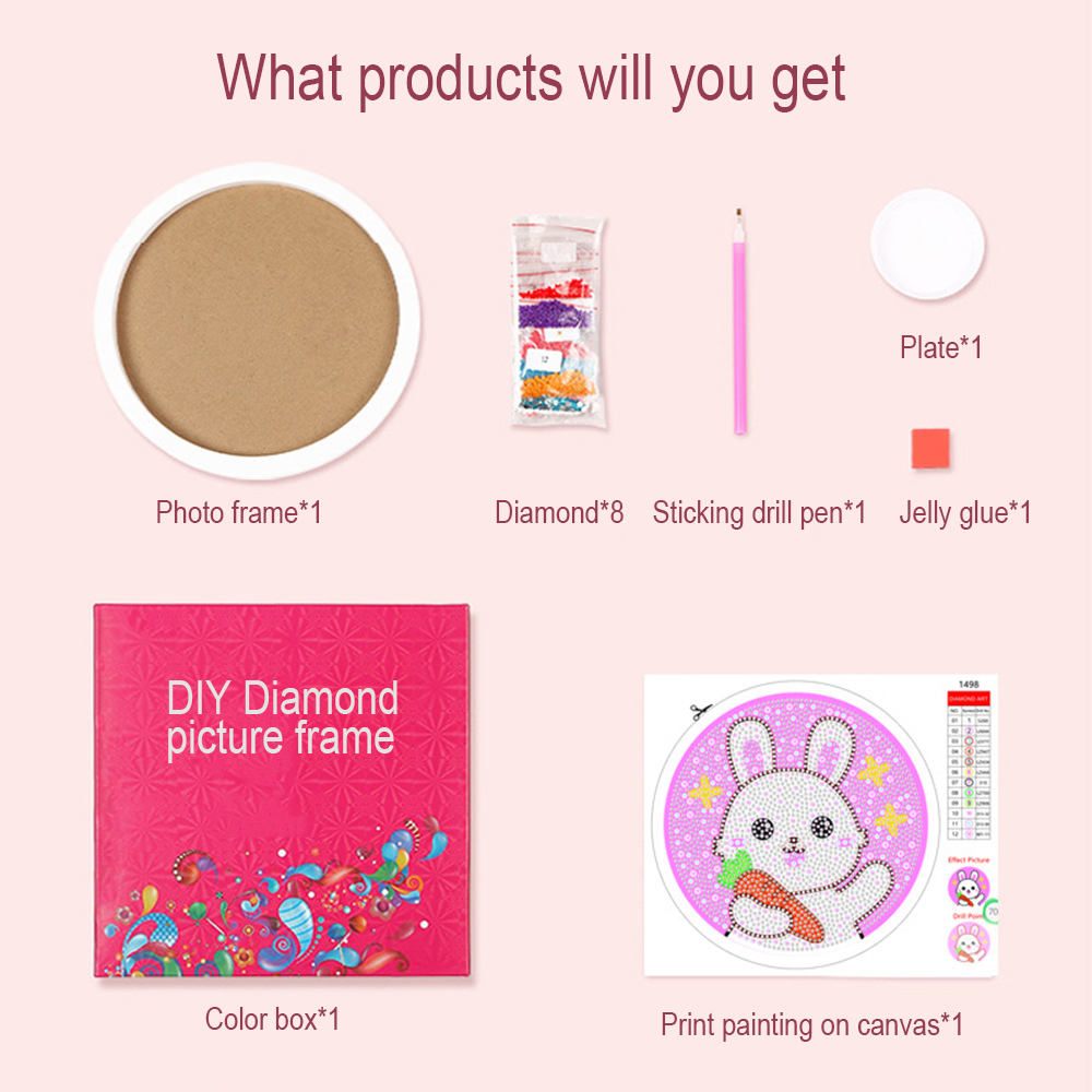 The Magic of Cartoon Diamond Sticker Photo Frames