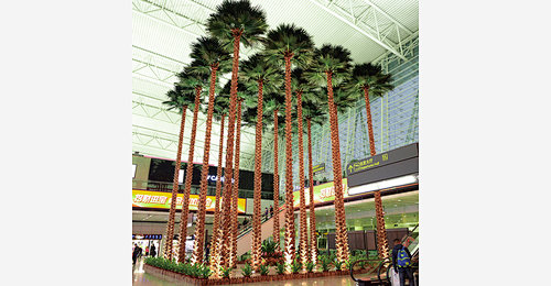 faux fan palm tree , - Guangzhou Haihong Gardening and Landscaping ...