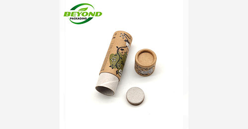 custom natural kraft push-up containers paper tube