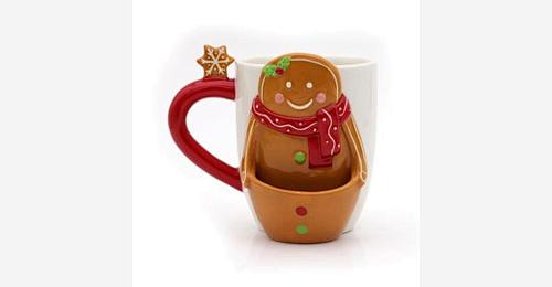 Fun Christmas Gingerbread Man Cookie Mug - FUZHOU CREDIT