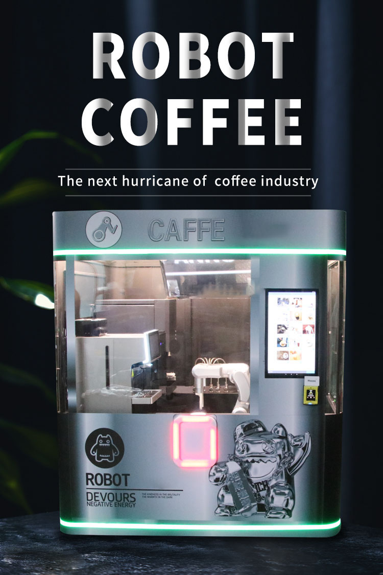 24/7 Automatic Coffee Robot Barista Coffee Vending Robot