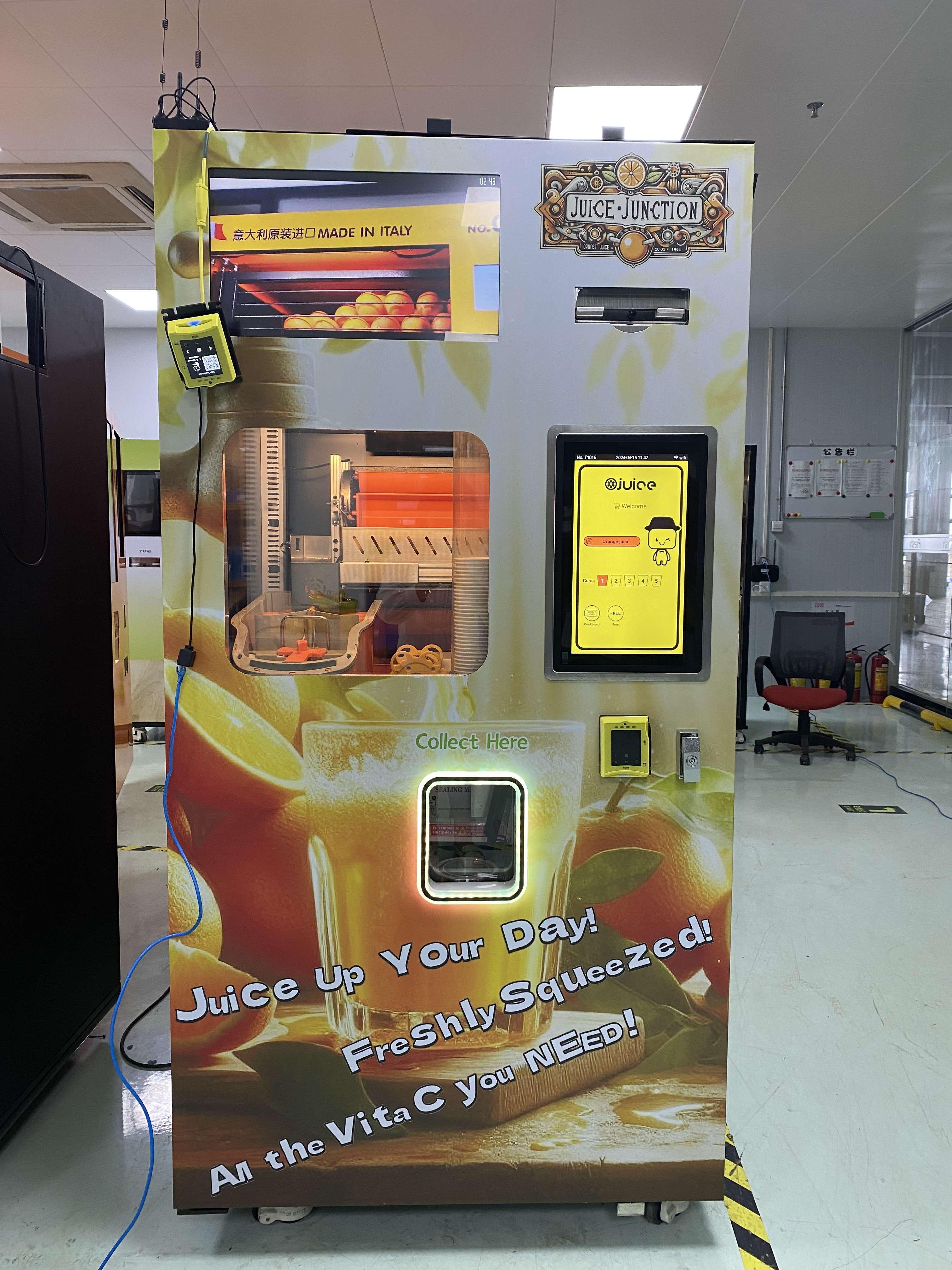 Automatic Fresh Orange Juice Vending Machine