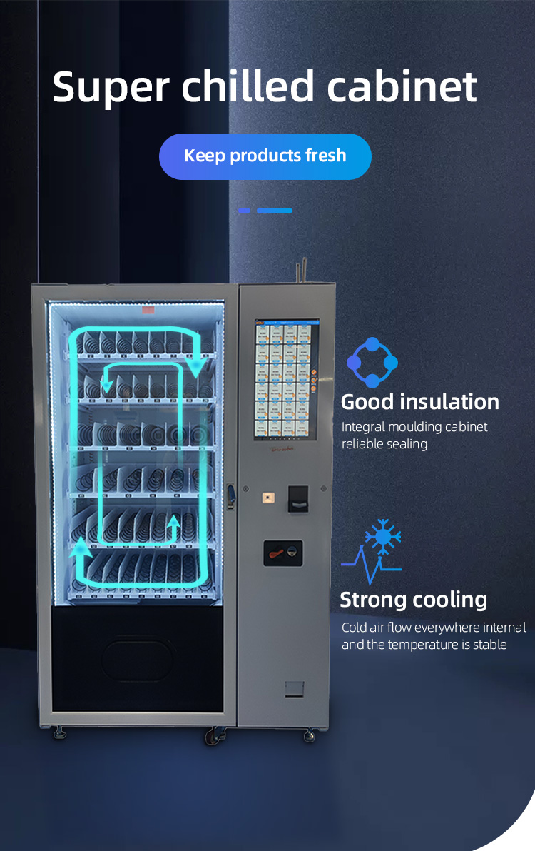 Big Capacity Combo Snacks Drinks Vending Machine