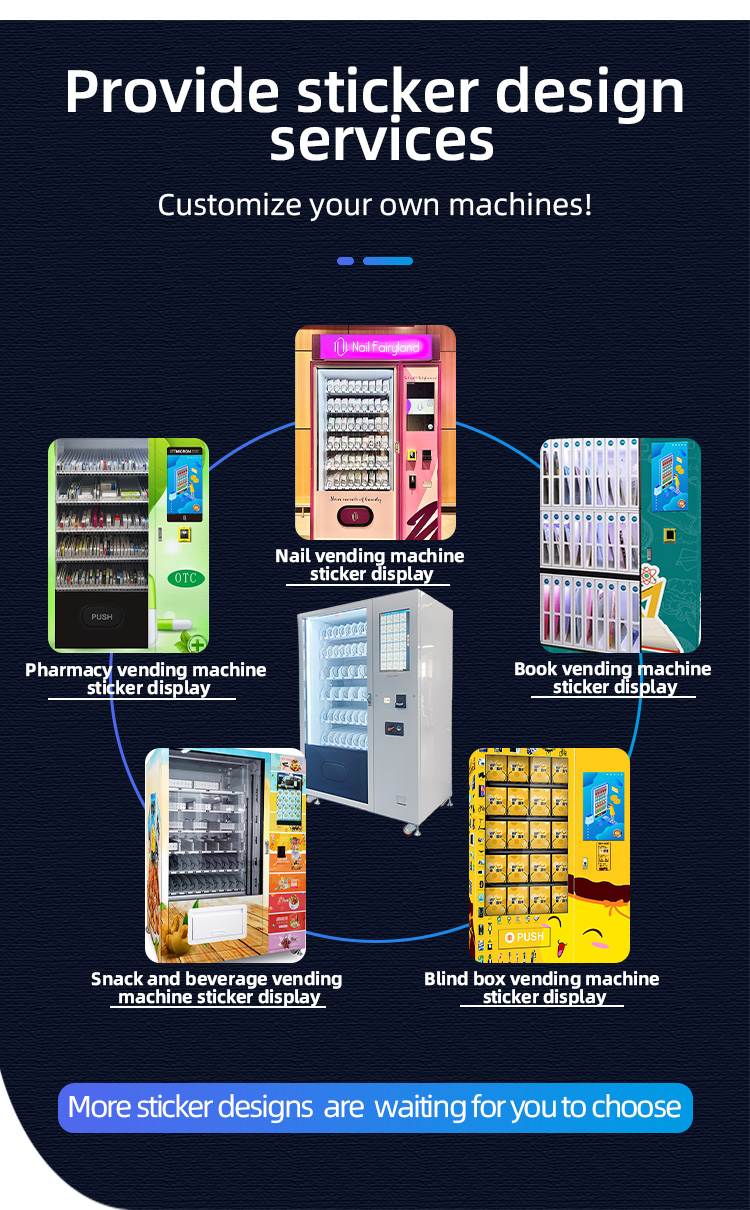 Big Capacity Combo Snacks Drinks Vending Machine