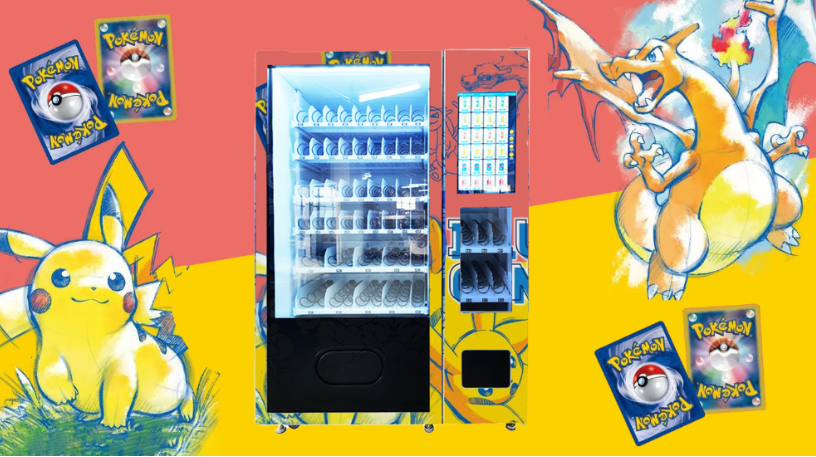 Game Pokemon Duel Monsters GenshinTrading Card Vending Machine With ...