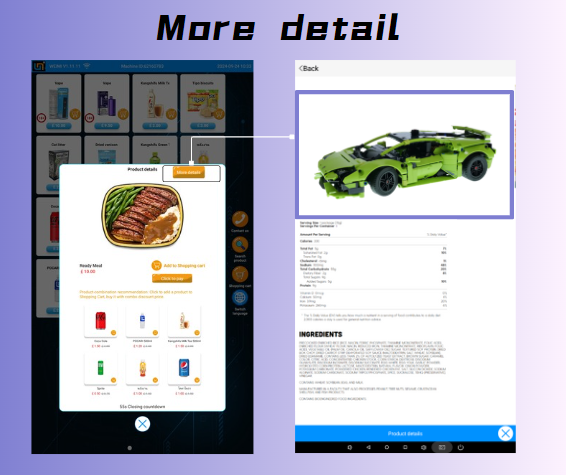 Advanced and comprehensive vending machine purchasing and payment UI ...